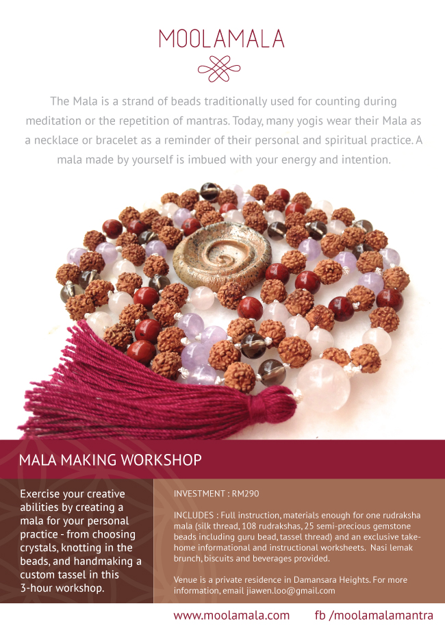 Mala Making Workshops | Moolamala